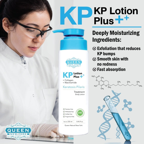 QUEEN KP Body Acne Keratosis Pilaris Exfoliating Body Lotion Plus Coll ...